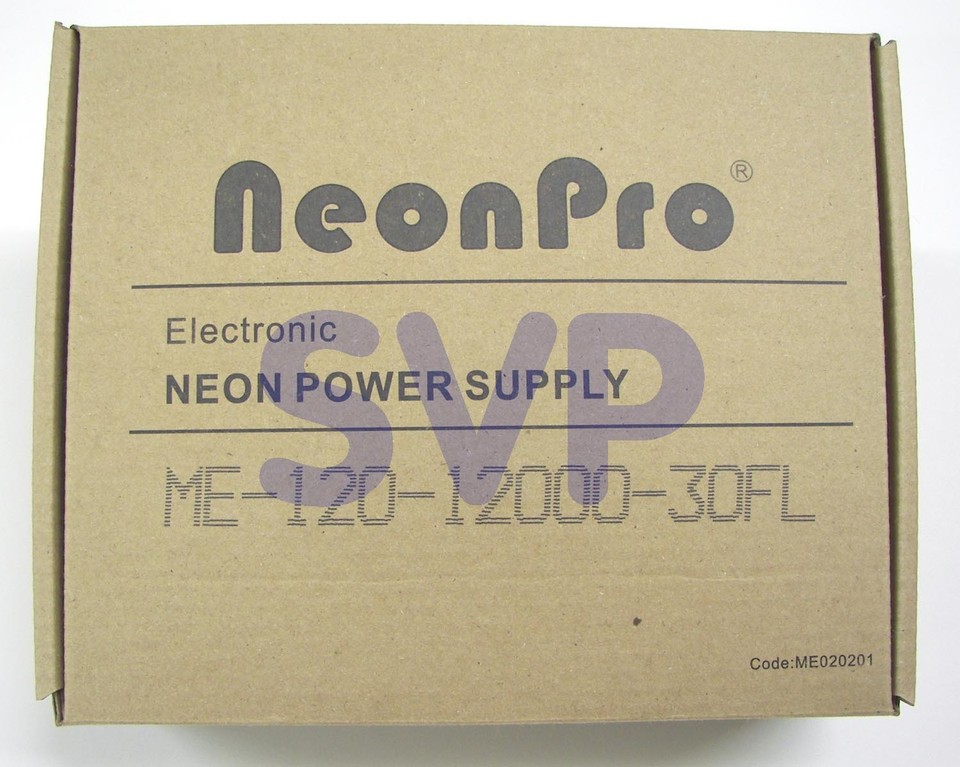 **FLASHING** 12,000 volt, 12kV (8kV RMS) NEON SIGN TRANSFORMER POWER ...