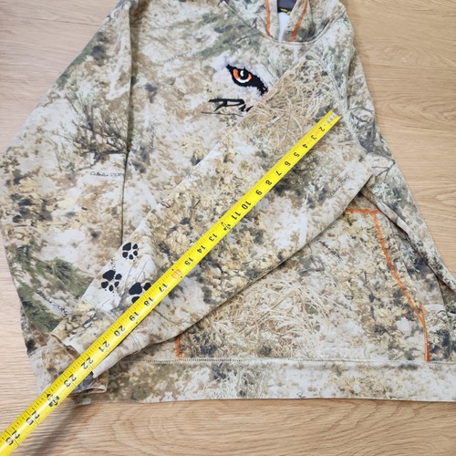 CABELAS Predator Quest Hoodie Mens XL White Camo Hunting Pullover ...