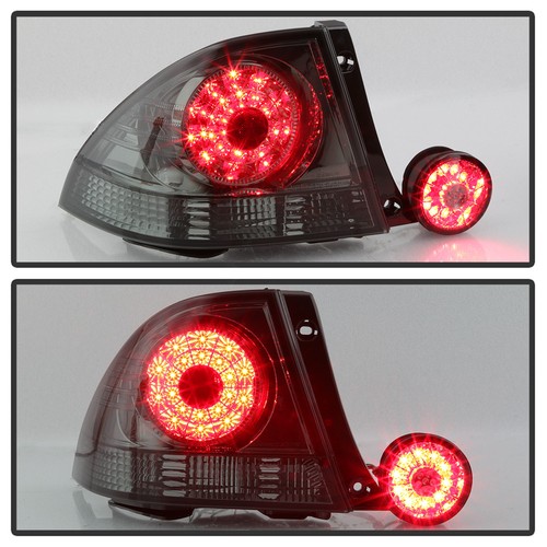For Smoke 2001-2005 Lexus IS300 Lumiled LED Tail Lights+LED Inner Trunk ...