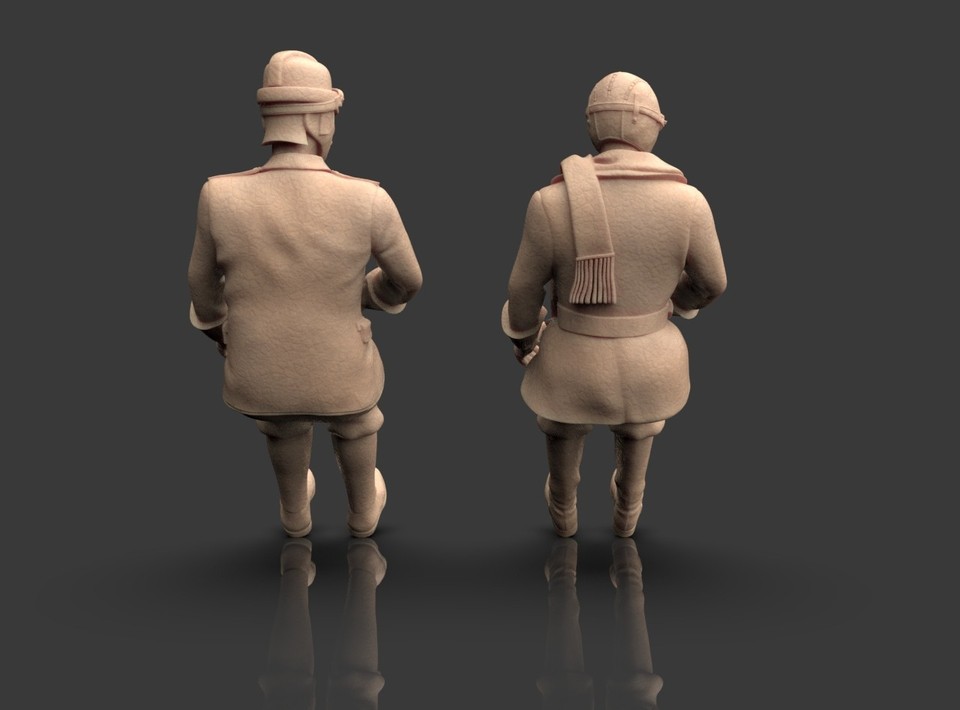 WW1 German & British Pilots 1:35 Resin Figures 3D Printed | eBay UK