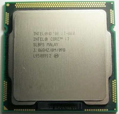 Intel Core i7 Quad Core i7-880 3.06GHz / 8MB Socket LGA1156 SLBPS ...