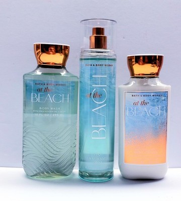 Bath & Body Works AT THE BEACH Body Lotion, Fragrance Mist and Body ...