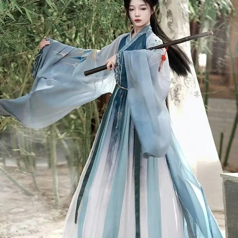 Chinese Song Dynasty Hanfu Men Women Costume Halloween Wuxia Swordsman ...