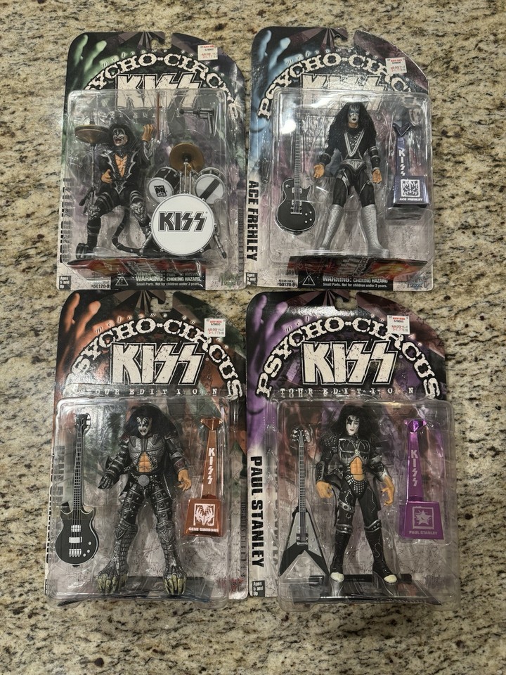 KISS Psycho Circus Action Figures 1998 McFarlane Complete Set Of 4 | eBay