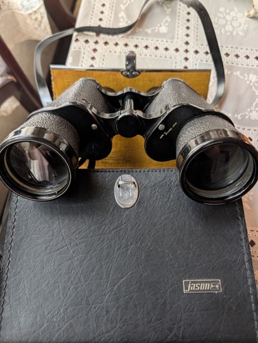 WW2 Era View Star Shinsei 7x50 Binoculars W/Case | eBay