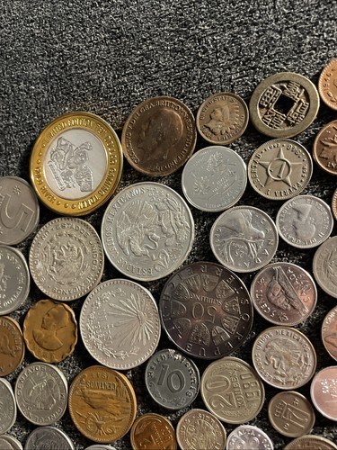 Old Foreign World Coin Lot With Silver See Pics 50 Coins! | eBay