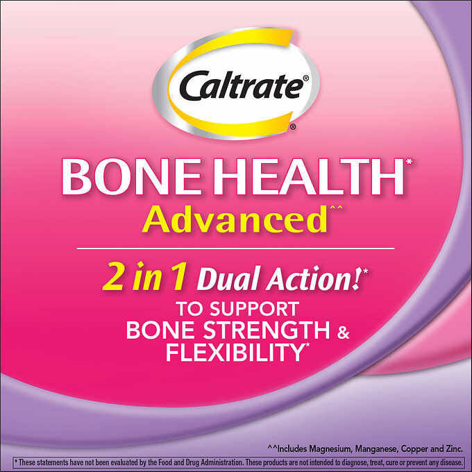 Caltrate Bone Health Advanced 600+D3 Plus Minerals - 320 Tablets - Free ...