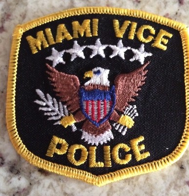 Miami Vice Patch Florida Police Department Sheriff Law Enforcement | eBay