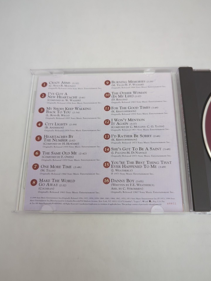 Ray Price: 16 Biggest Original Hits .. For The Good Times.. (CD, Sony ...