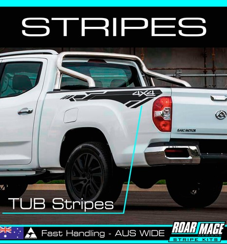 AM Stripes decals fits LDV T60 Trailrider TUB stickers 4x4 4WD | eBay ...