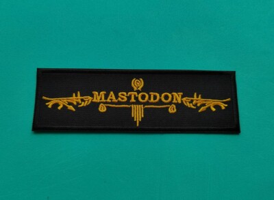 Rock Music Sew / Iron On Embroidered Patch:- Mastodon (a) | eBay UK