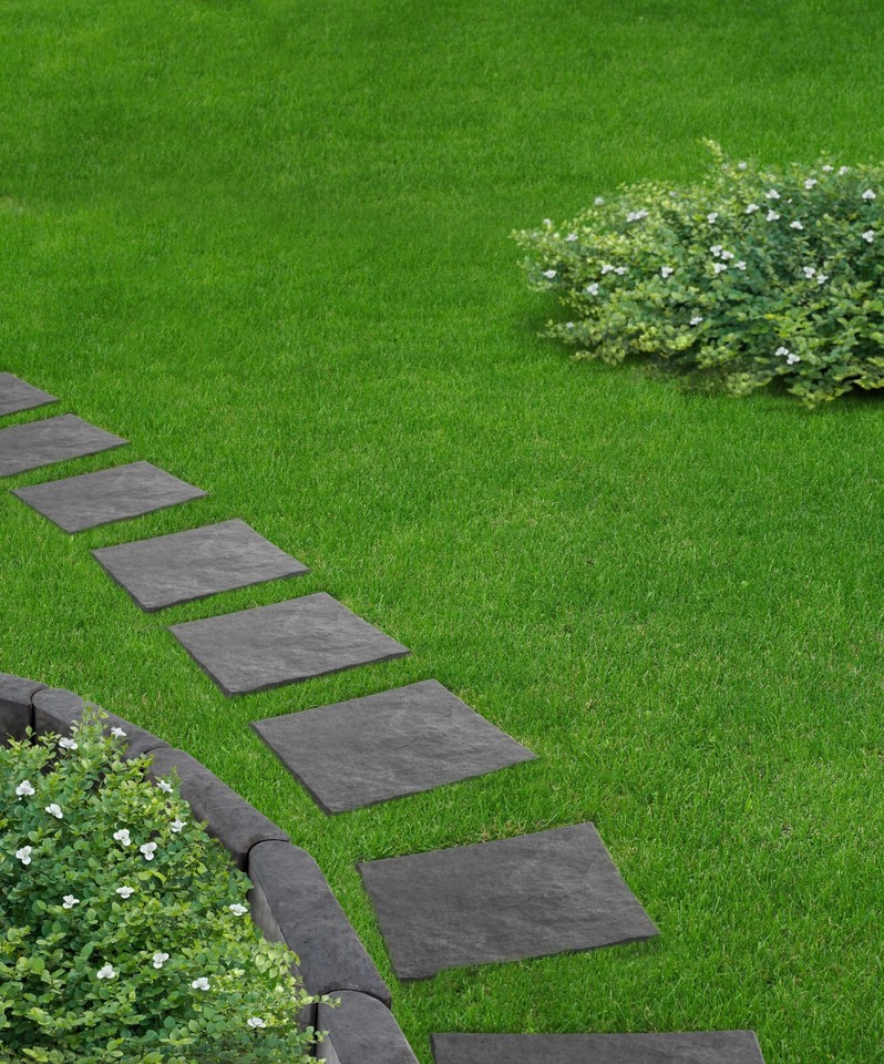 10 x Garden Stepping Stone Recycled Rubber Primeur Stomp Patio Paver ...