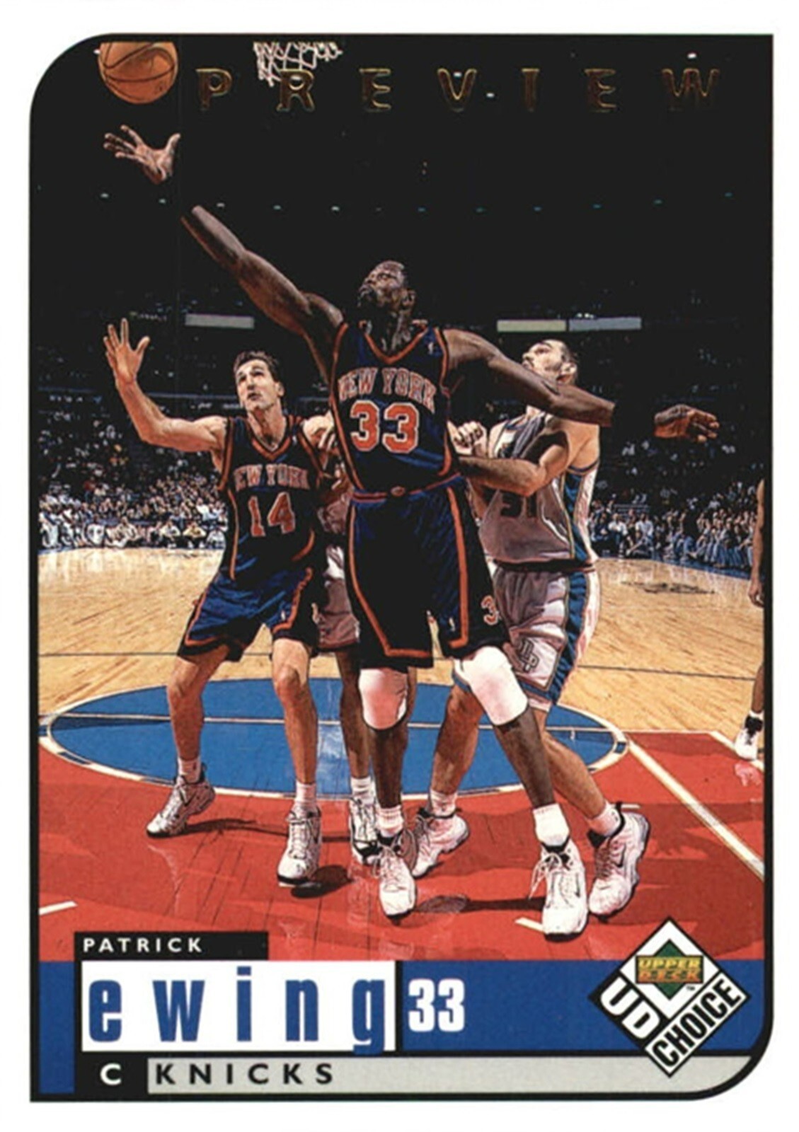 1998-99 UD Choice Preview #95 Patrick Ewing New York Knicks HOF | eBay