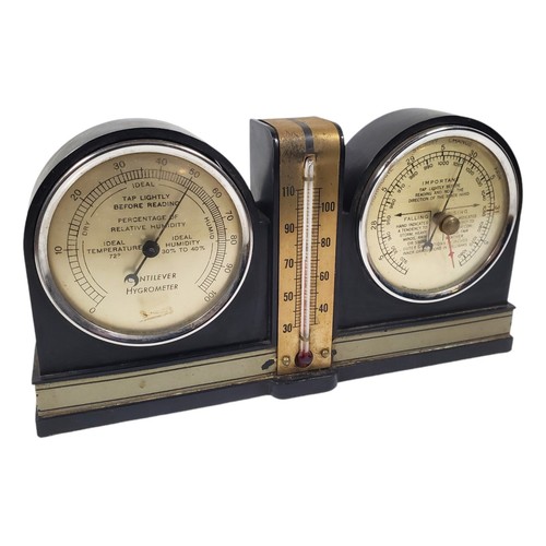 Swift Anderson Cantilever Weather Station Hygrometer Barometer ...