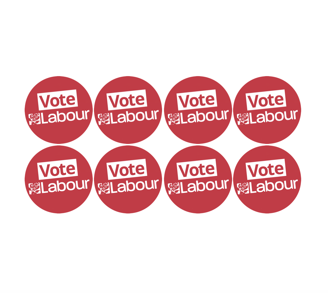 Official Labour Party Posters Stickers Car Stickers A4 A3 Pick Election ...