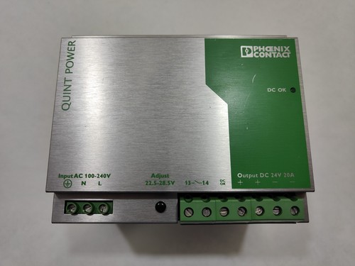 Phoenix Contact QUINT-PS-100-240AC/24DC/20A Power Supply Unit (2938620 ...