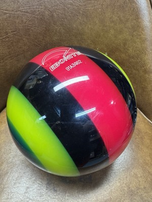 Ebonite Zebra 15 lb Bowling Ball Brand New Never Drilled No Box | eBay