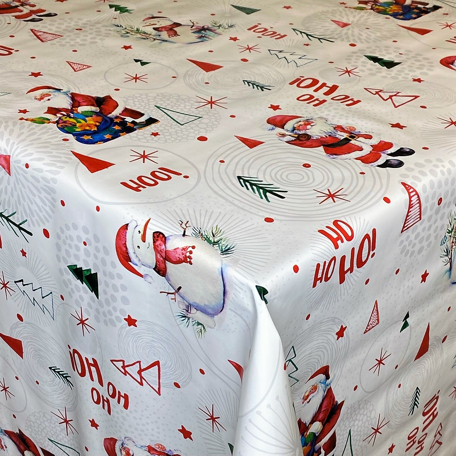 Wunderschãne Wachstuch Tischdecke Weihnachten Fotos