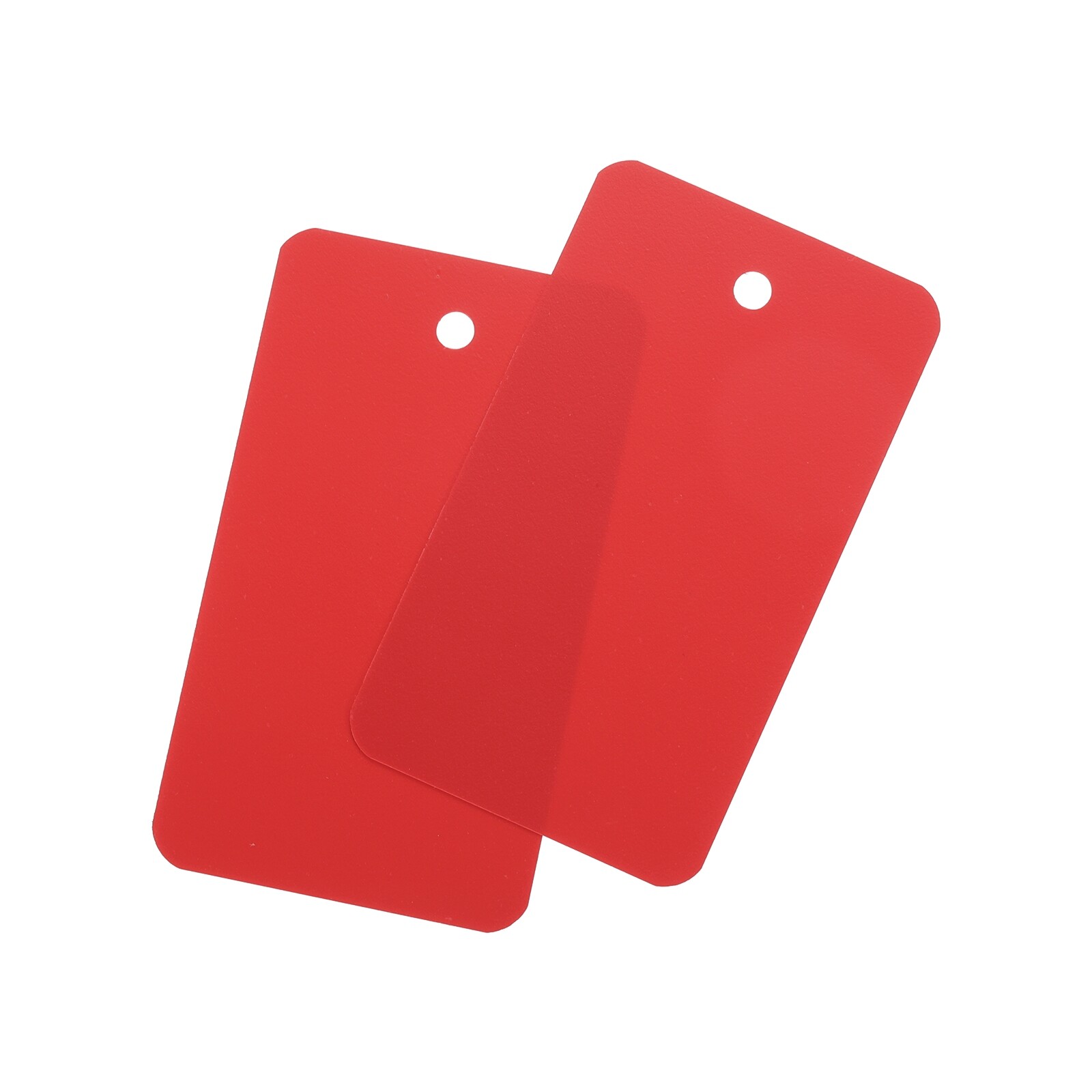 200 Pcs Waterproof Eyelet Hole Plastic Tags Outdoor Tags 4x7cm Red | eBay