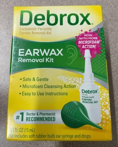 5 pack :Debrox Earwax Removal Kit 0.5 Fl Oz Includes Rubber Bulb ...