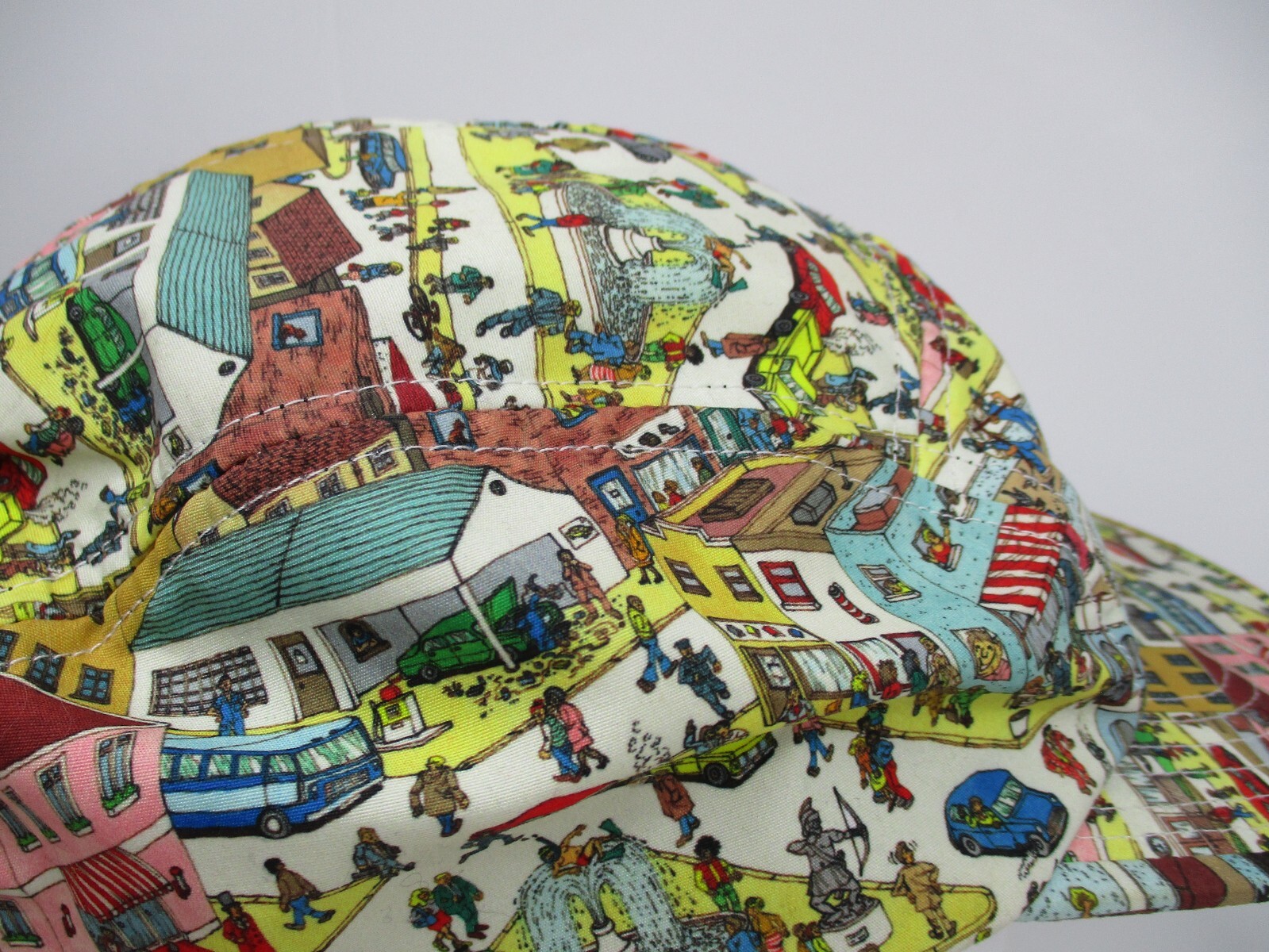 Where's Waldo 5 Panel Hat Cap Multicolor StrapBack Ad… - Gem