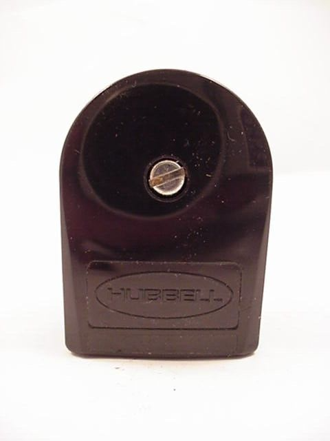 Hubbell HBL5266CA 15 Amp 125VAC/DC 90 degree Dead Front Plug Ships Same ...