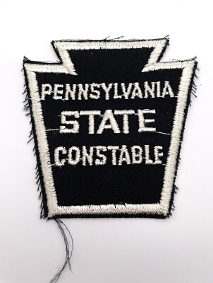 Pennsylvania State Constable Patch Obsolete | eBay