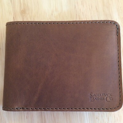 Saddleback Leather Bifold Wallet - NEW - Full Grain - MULTIPLE SIZES ...