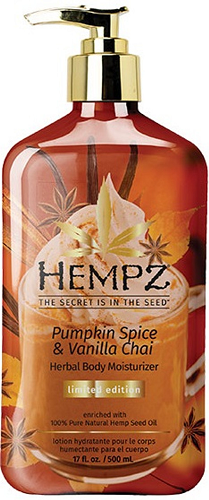 NEW Hempz Pumpkin Spice & Vanilla Chai Lotion * LIMITED EDITION * 17 fl ...
