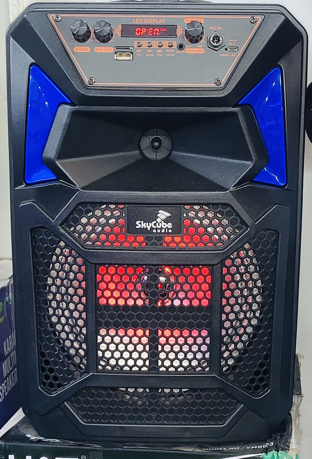 bluetooth speaker portable SkyCube 5000w P.M.P.O Rechargeable ...