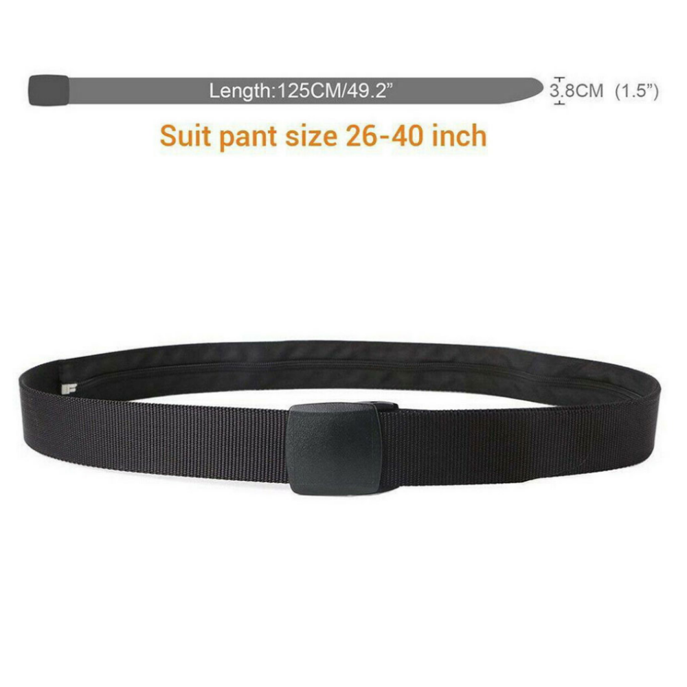 Travel Security Hidden Money Belt Secret Pocket Waist Pouch Anti-Theft ...