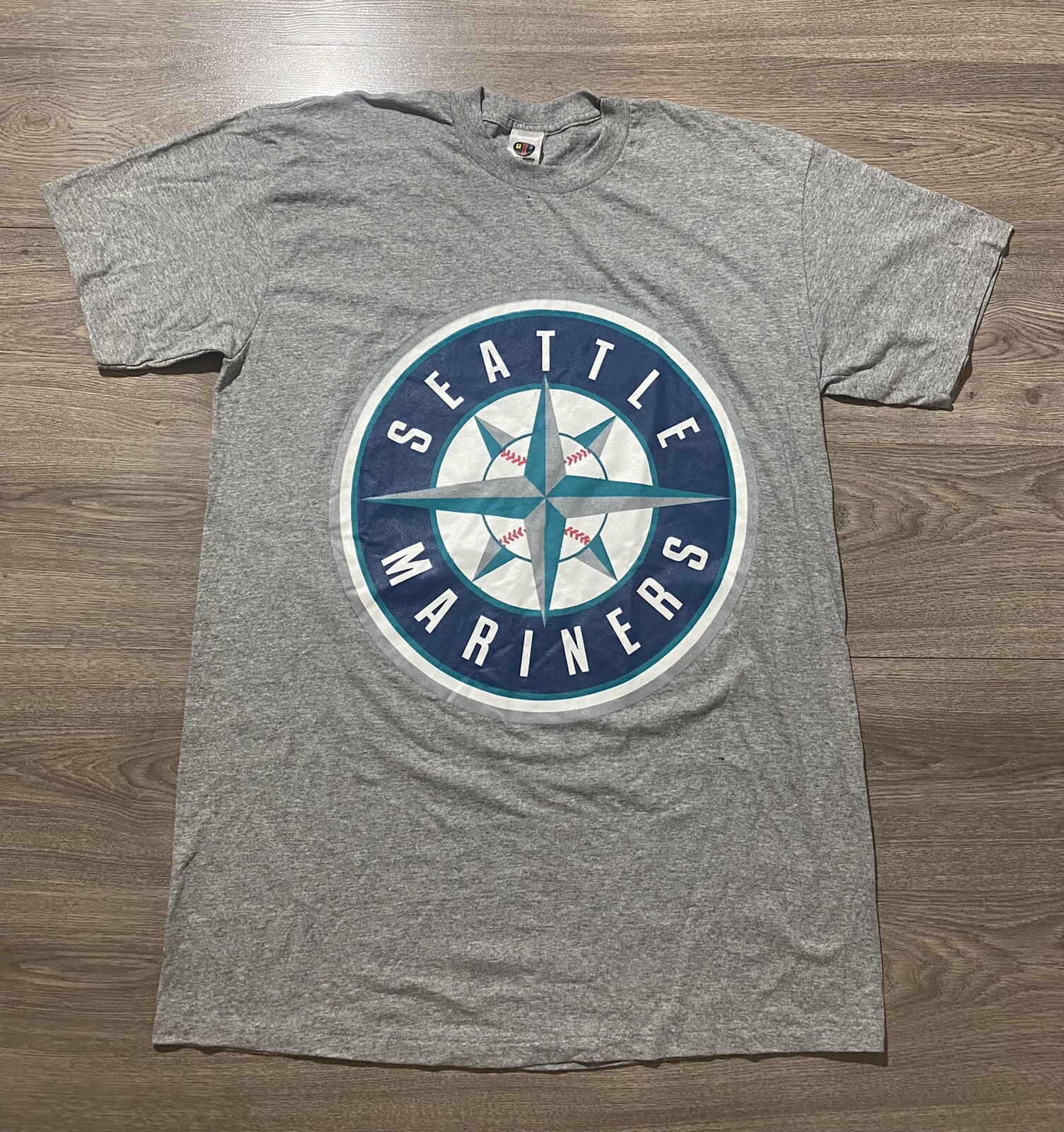 Vintage SEATTLE MARINERS COMPASS ROSE OSFA SINGLE STI… - Gem