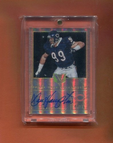 DAN HAMPTON CHICAGO BEARS 2017 PANINI VERTEX UTS AUTOGRAPH CARD #44/99 ...