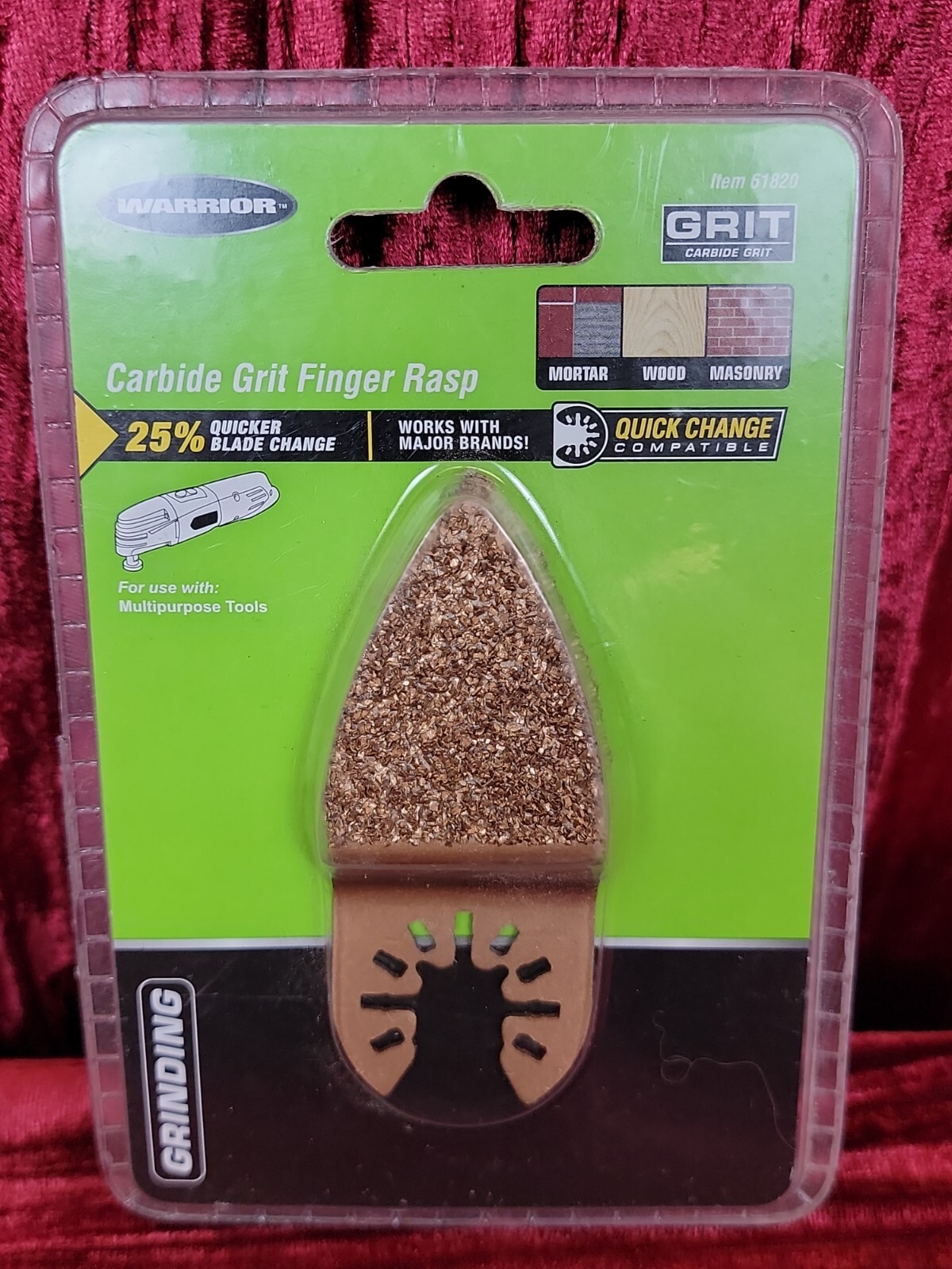 New Warrior Carbide Grit Finger Rasp Multi Tool Coarse Sanding Free ...