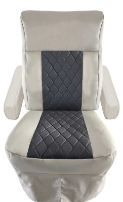 Motorhome RV Camper Captain Chair Cotton Seat Covers fits Fleetwood ...