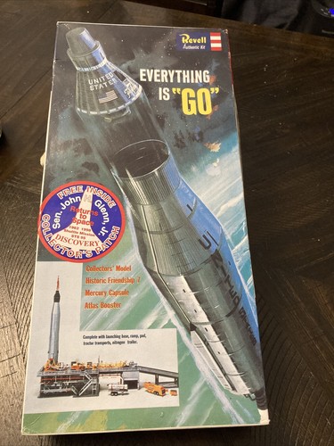Revell Everything Is Go Friendship 7 Mercury Atlas Rocket Kit W/Patch ...