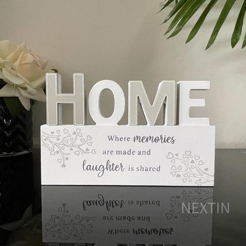 Home Table Sign Plaque Wood Home Signs Table Centerpiece Farmhouse ...