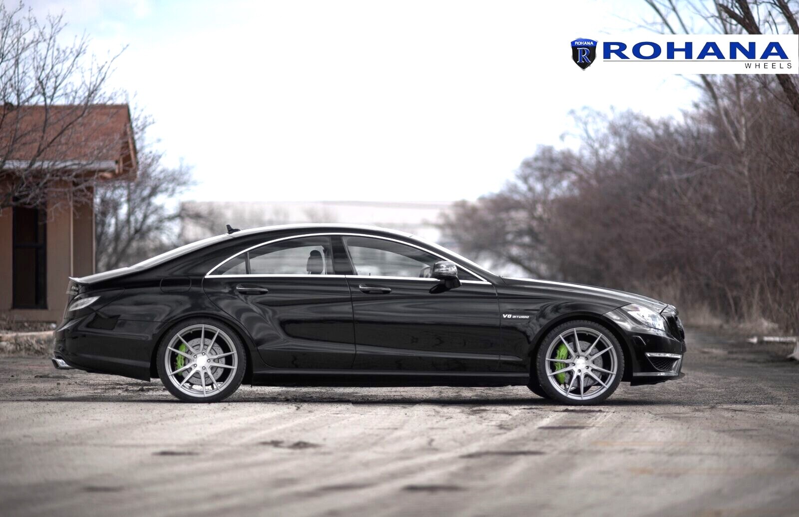 20” ROHANA RFX2 BRUSHED TITANIUM CONCAVE WHEELS FOR MERCEDES CLS400 ...