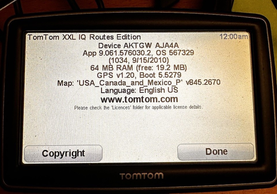 Lot Of 2 Tomtom GPS XXL With Traffic Charge Cables. USB Cable. Bundle ...