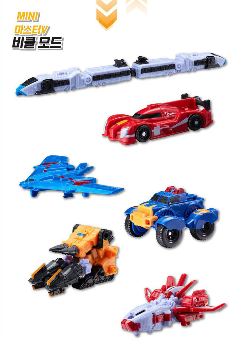 TOBOT V MINI MASTER V 6-Integration Transforming Robot Cars Vehicles ...
