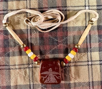 Beaded~Sacred Catlinite Necklace~Native American~Lakota~Spiritual ...