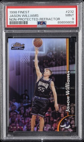 1998 TOPPS FINEST NON-PROTECTED-REFRACTOR #232 JASON WILLIAMS ROOKIE RC ...