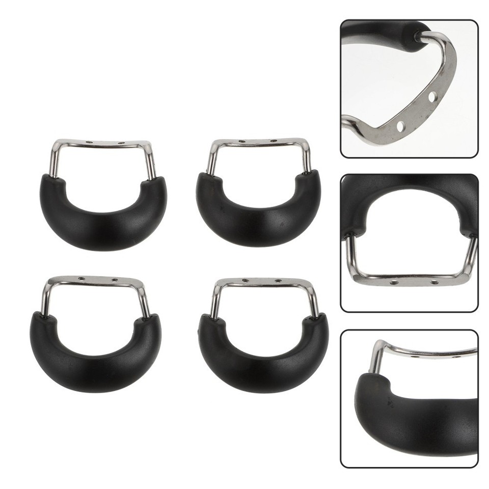 4 Pcs Stainless Steel Pot Ears Kitchen Replacement Handles Side ...