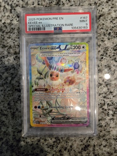 Pokemon Eevee ex Prismatic Evolutions Special Illustration Rare #167 ...