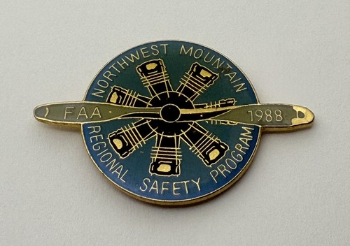 Northwest Mountain Regional Safety Program 1988 FAA Lapel Pin (P67) | eBay
