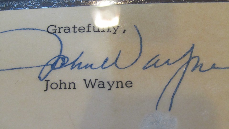 JOHN WAYNE Vintage Autograph Cut | eBay