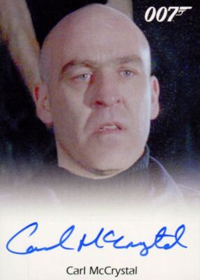 James Bond Archives Final Edition 2017 Carl McCrystal Autograph Card | eBay