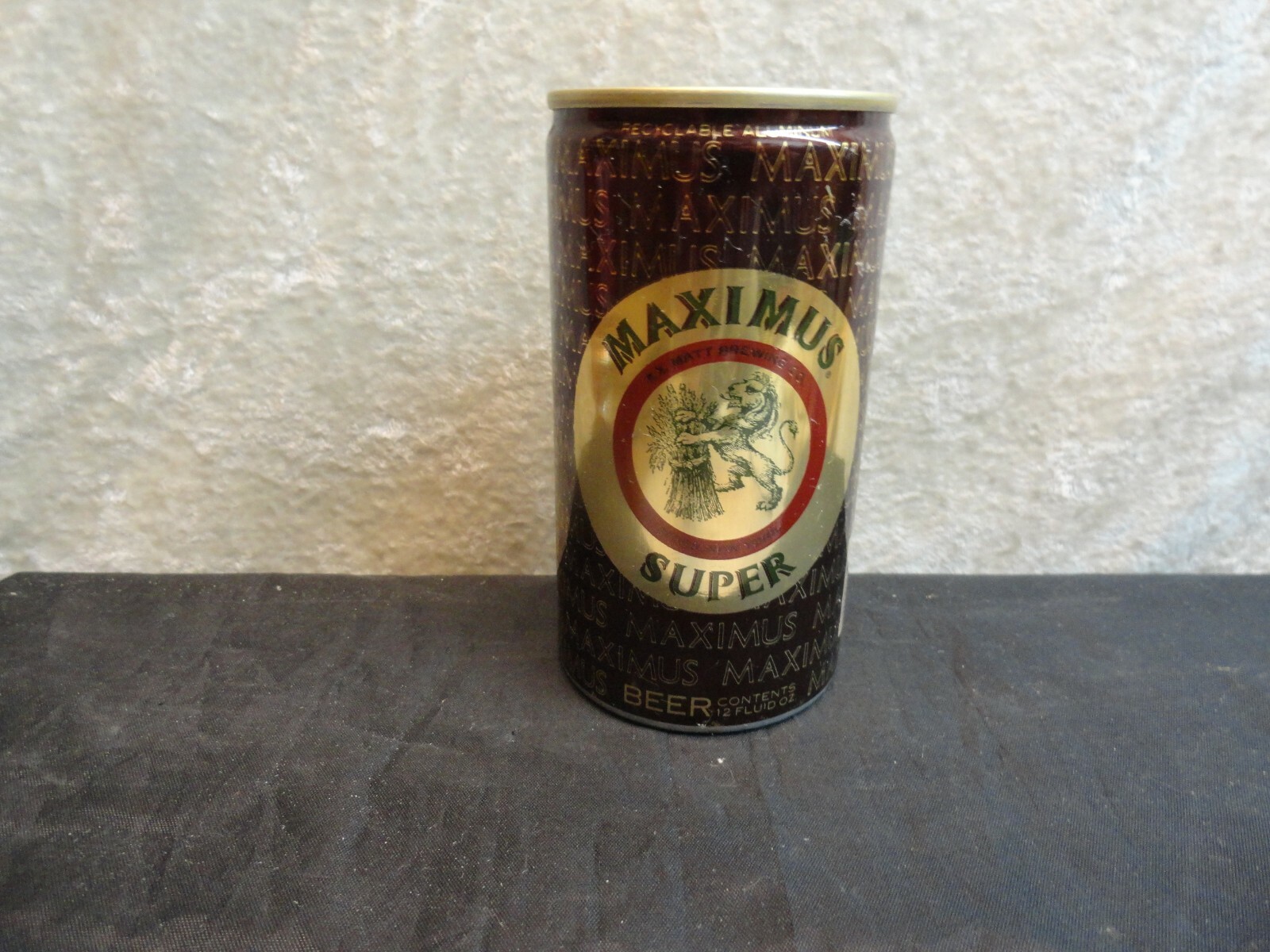 MAXIMUS SUPER BREWING PULL TAB BEER CAN GREAT CONDITION ALE LAGER | eBay