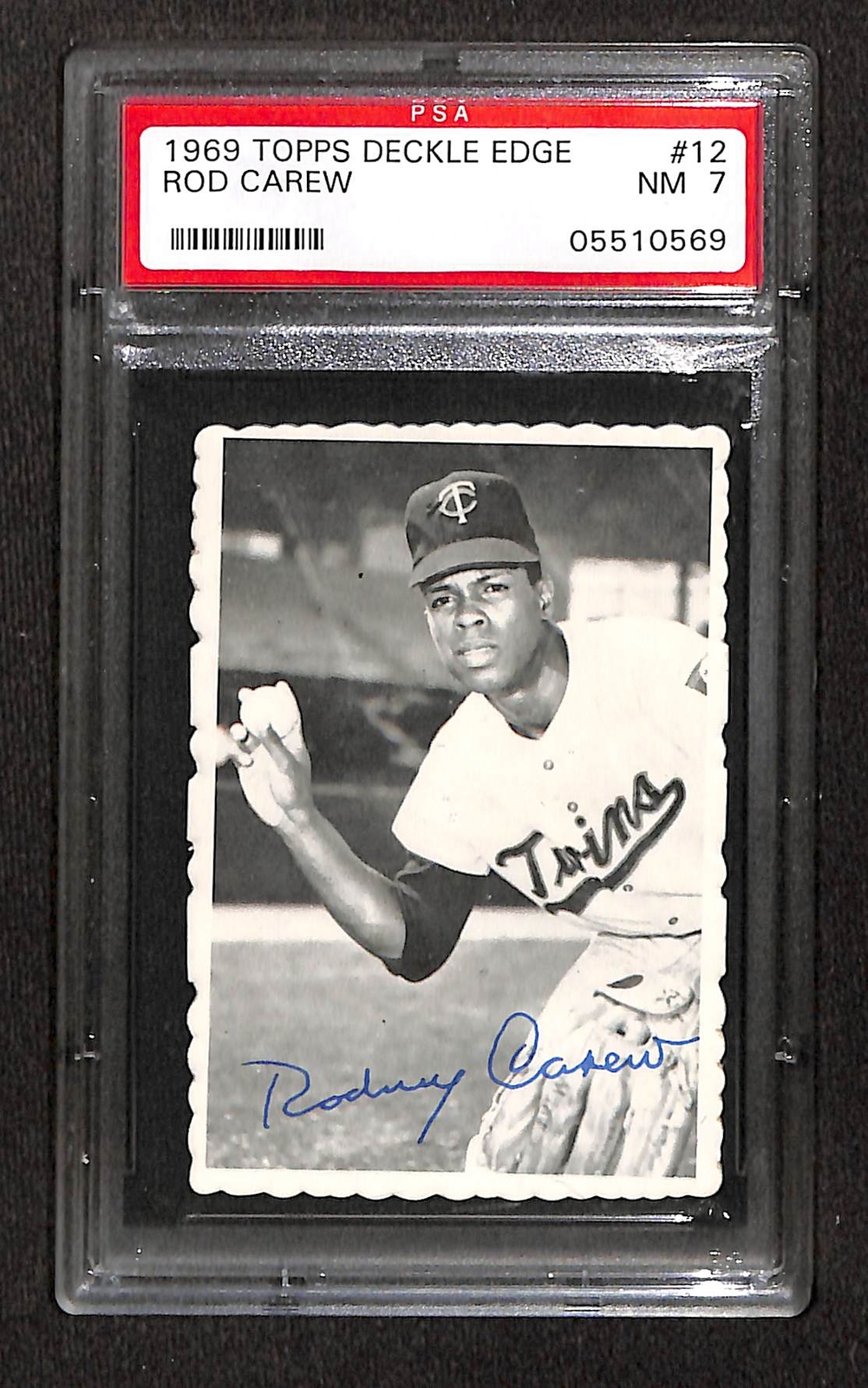 1969 TOPPS DECKLE EDGE #12 ROD CAREW PSA 7 NM 05510569 | eBay