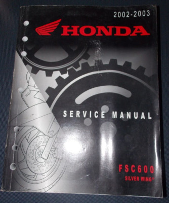 2002-2003 Honda Service Manual FSC600 Silver Wing | eBay